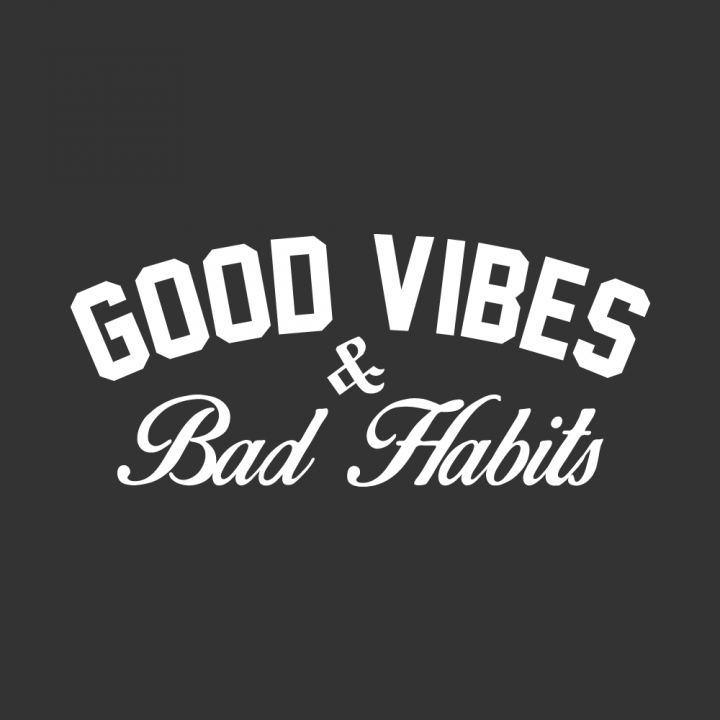 GOOD VIBES & BAD HABITS Sticker – Super Grafix
