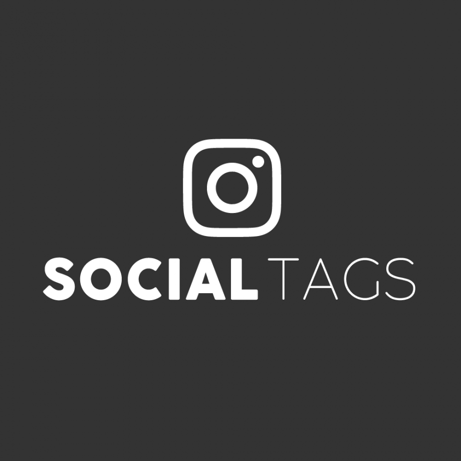 Instagram Social Tag Sticker (Pair) – Super Grafix