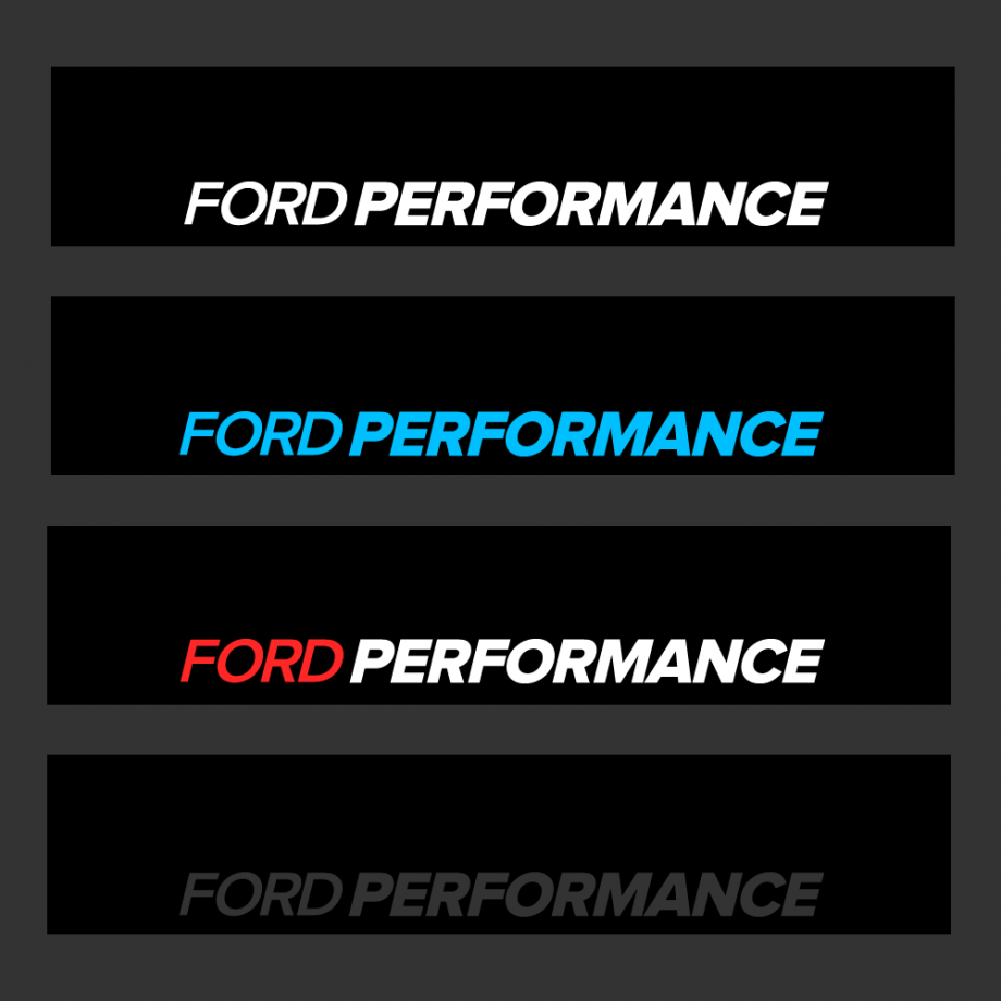 FORD PERFORMANCE Sunstrip – Super Grafix