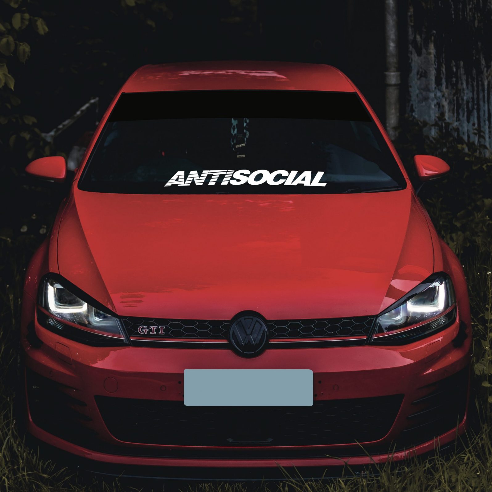 ANTISOCIAL Sticker – Super Grafix