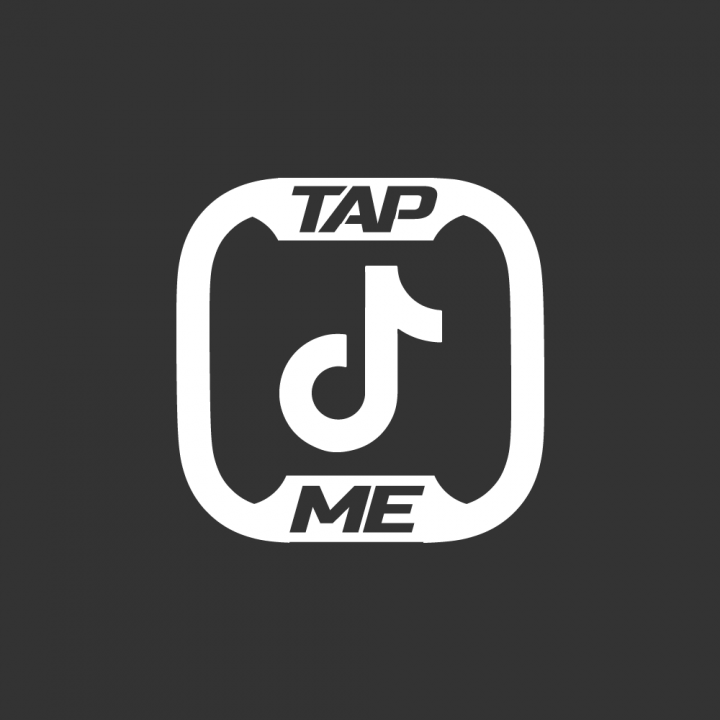 Interactive TikTok Social Tag Sticker – Super Grafix