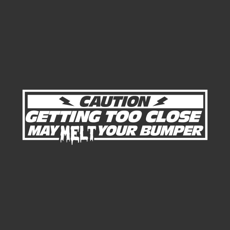 Caution Getting Too Close Sticker – Super Grafix