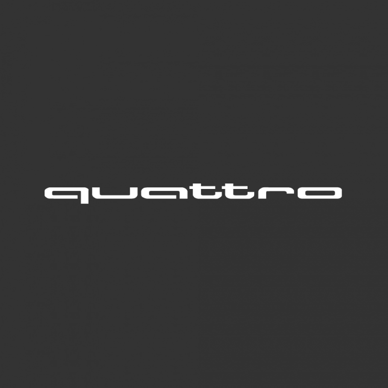 Audi Quattro sticker – Super Grafix